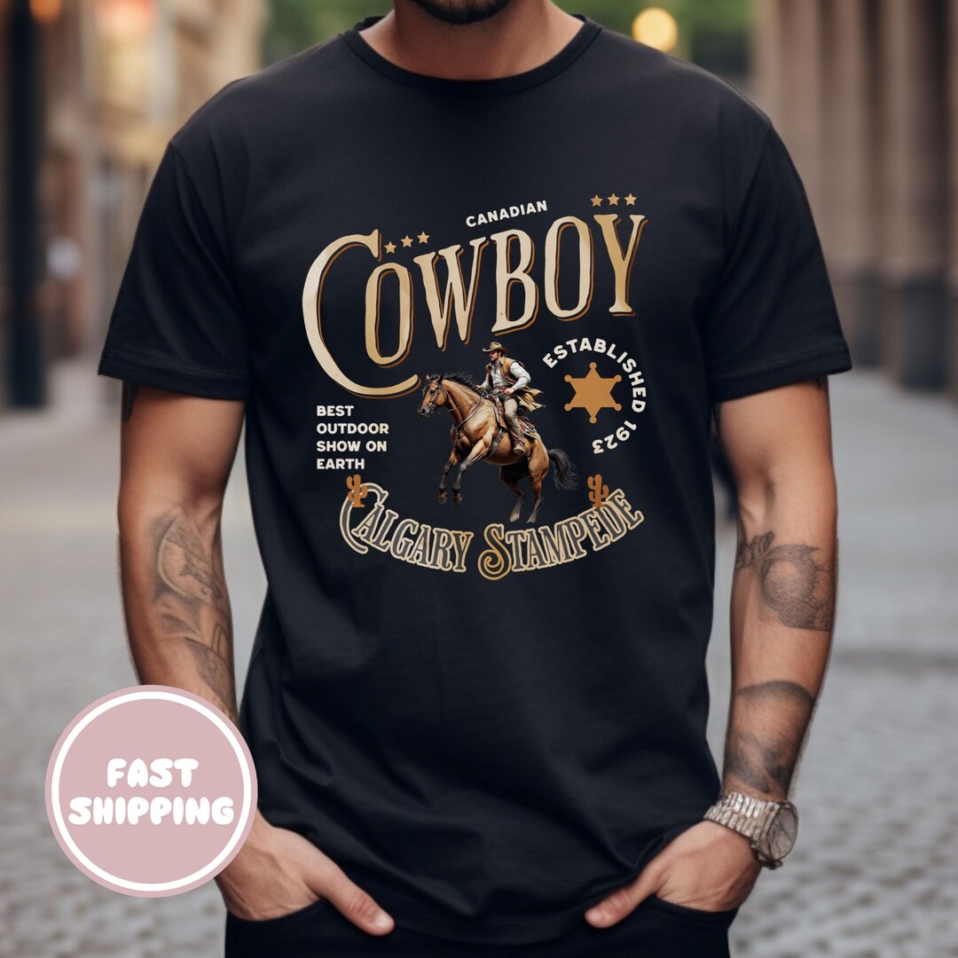 Calgary Stampede Shirt, Graphic Cowboy Tee, Country Rodeo T-shirt ...