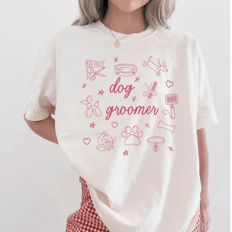 Dog Groomer Shirt, Pet Groomer Gift, Groomer Life Tee, Dog Grooming ...