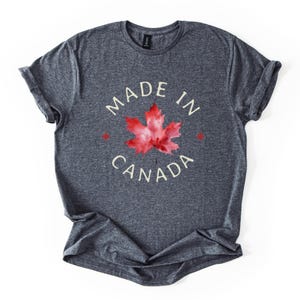 Made in Canada T-shirt, Canadian Maple Leaf Shirt, Canada Pride Tee ...