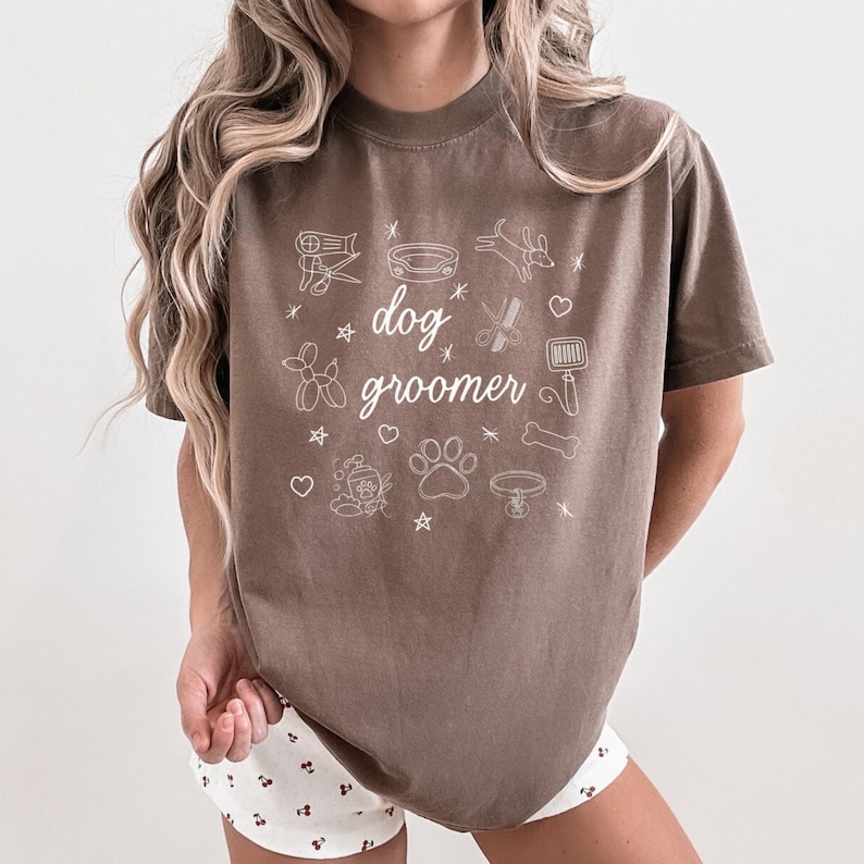 Dog Groomer Shirt, Pet Groomer Gift, Groomer Life Tee, Dog Grooming ...