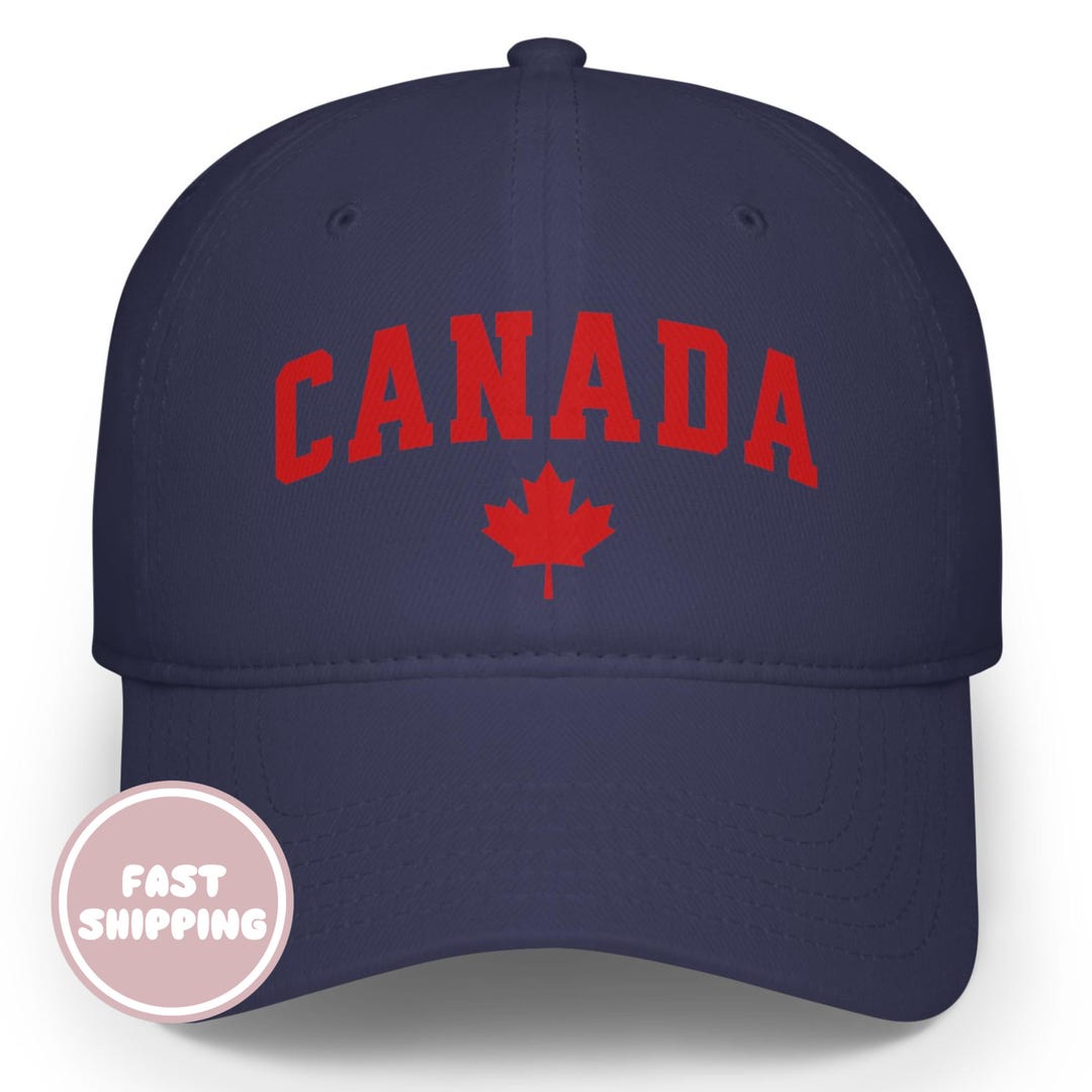 Canada Maple Leaf Hat, Canadian Baseball Cap, Patriotic Canada Dad Hat ...