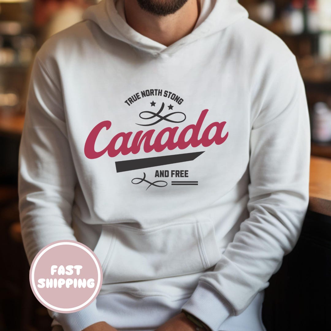 Canada Mens Hoodie, Canadian Pride Unisex Sweatshirt, Tourist Souvenir ...