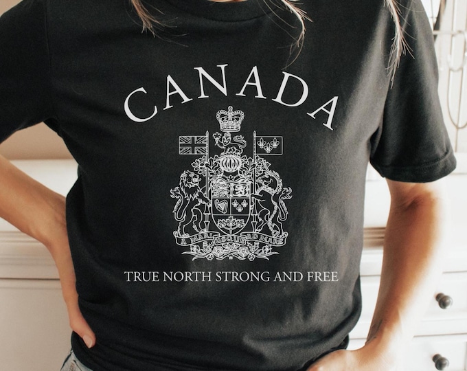 Made in Canada T-shirt, Canadian Maple Leaf Shirt, Canada Pride Tee ...