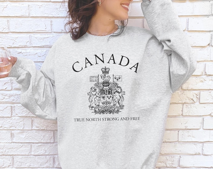 Canada Mountie Sweatshirt – Vintage Style, Canadian Heritage Sweater ...