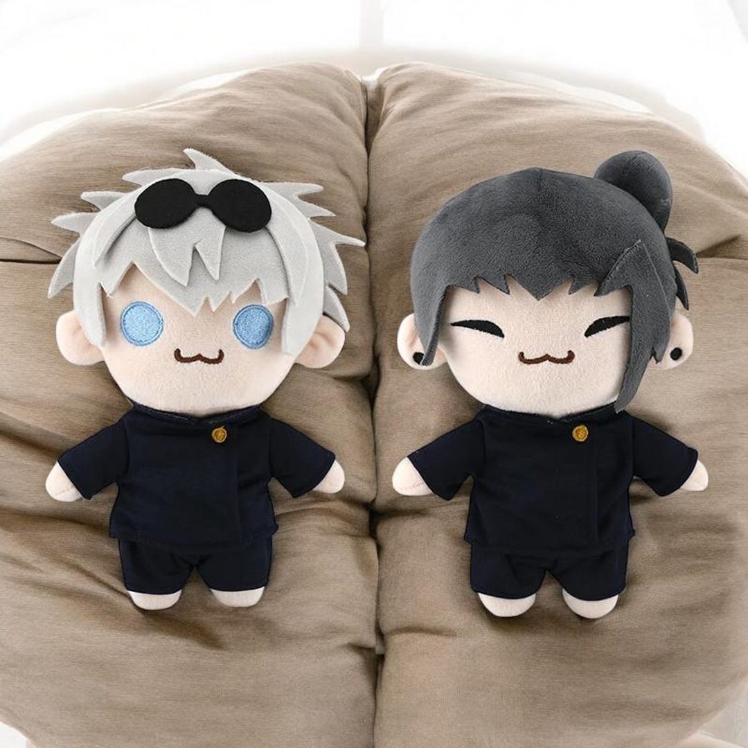 Gojo Satoru & Geto Suguru Plushies, Jujutsu Kaisen Anime Plush Dolls ...
