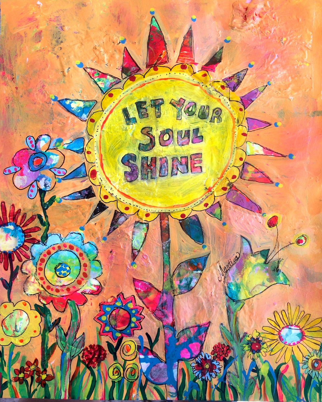 Let Your Soul Shine DIGITAL Art Print, Original Artwork of Martina ... Let Your Soul Shine DIGITAL Art Print, Original Artwork of Martina ...