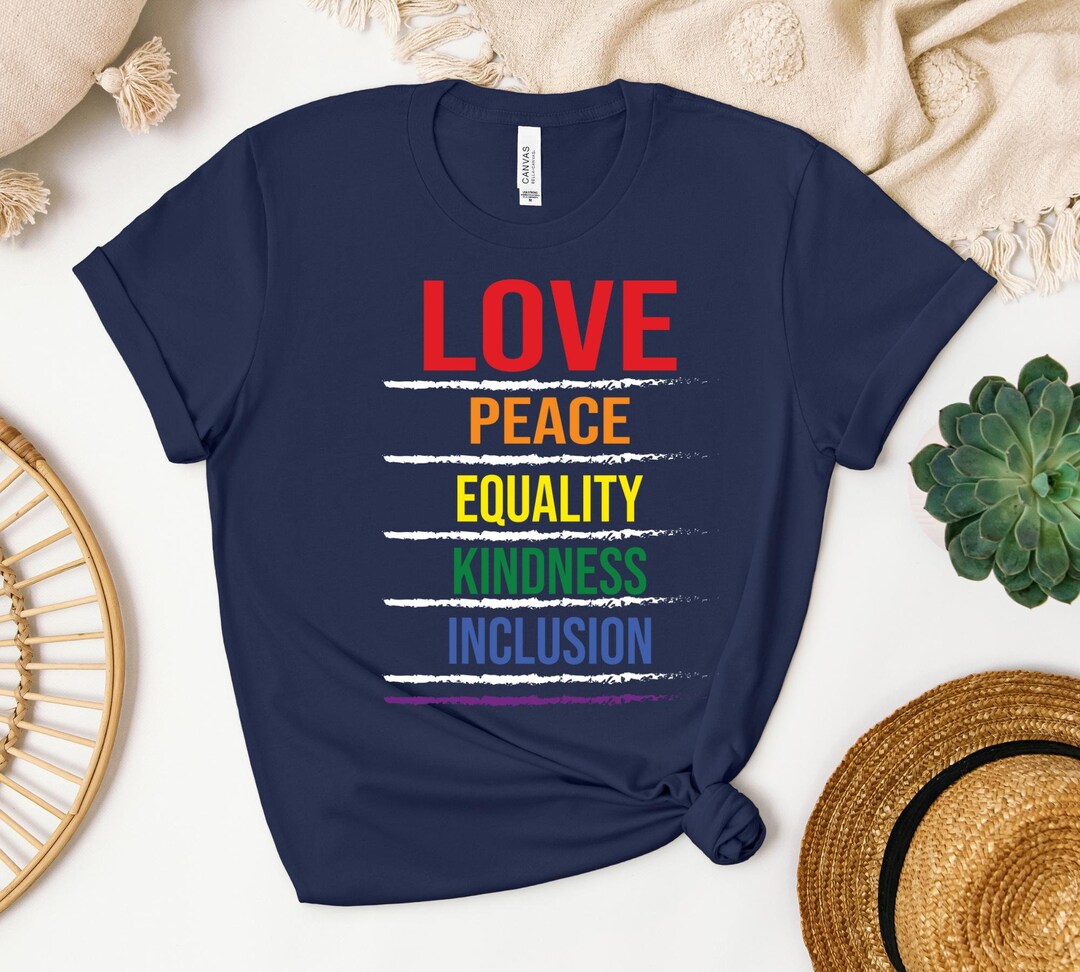 Pride Shirt, LGBT Shirt, LGBTQ Ally Shirt, Pride Shirt Women, Lesbian T ...