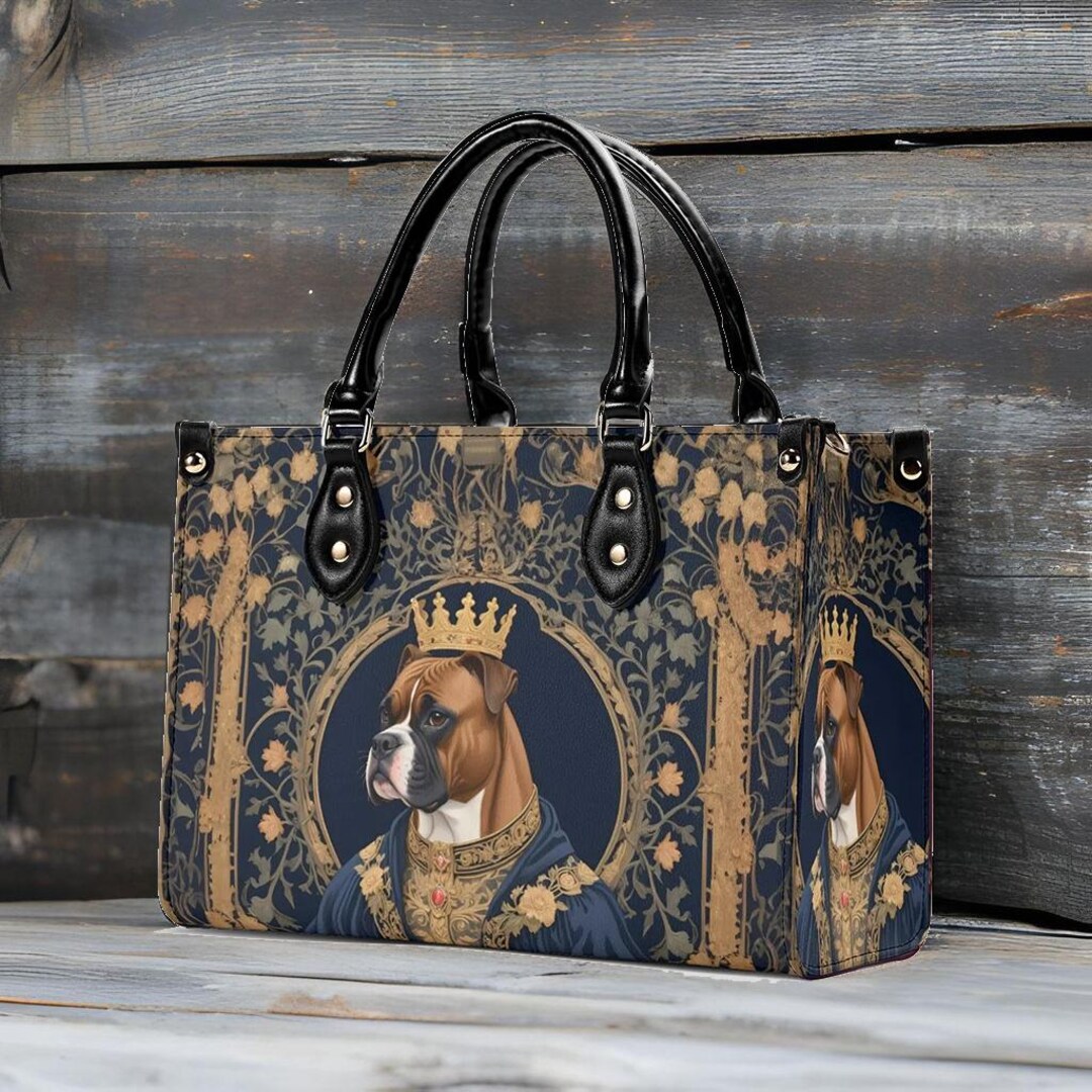 Boxer Art Nouveau Crossbody Bag - Unique Vegan Leather Purse, Luxury ...