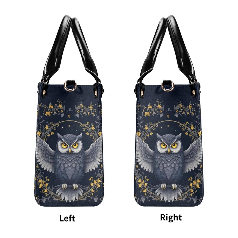 Mystical Owl Crossbody Bag - Nature-inspired Vegan Leather Purse ...