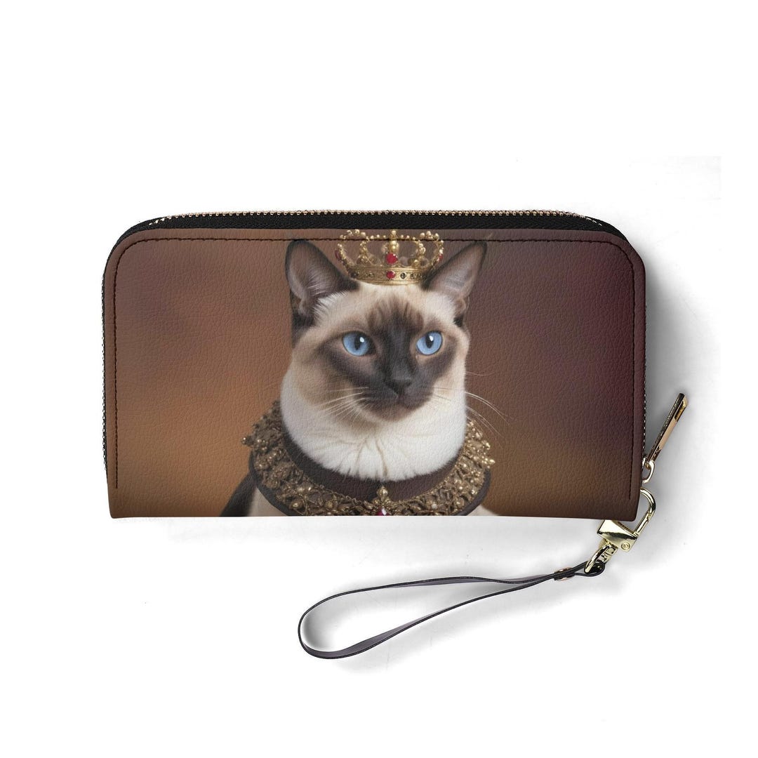 Siamese Cat Wallet – Vegan Leather Cute Wallet for Women | Unique Gift ...