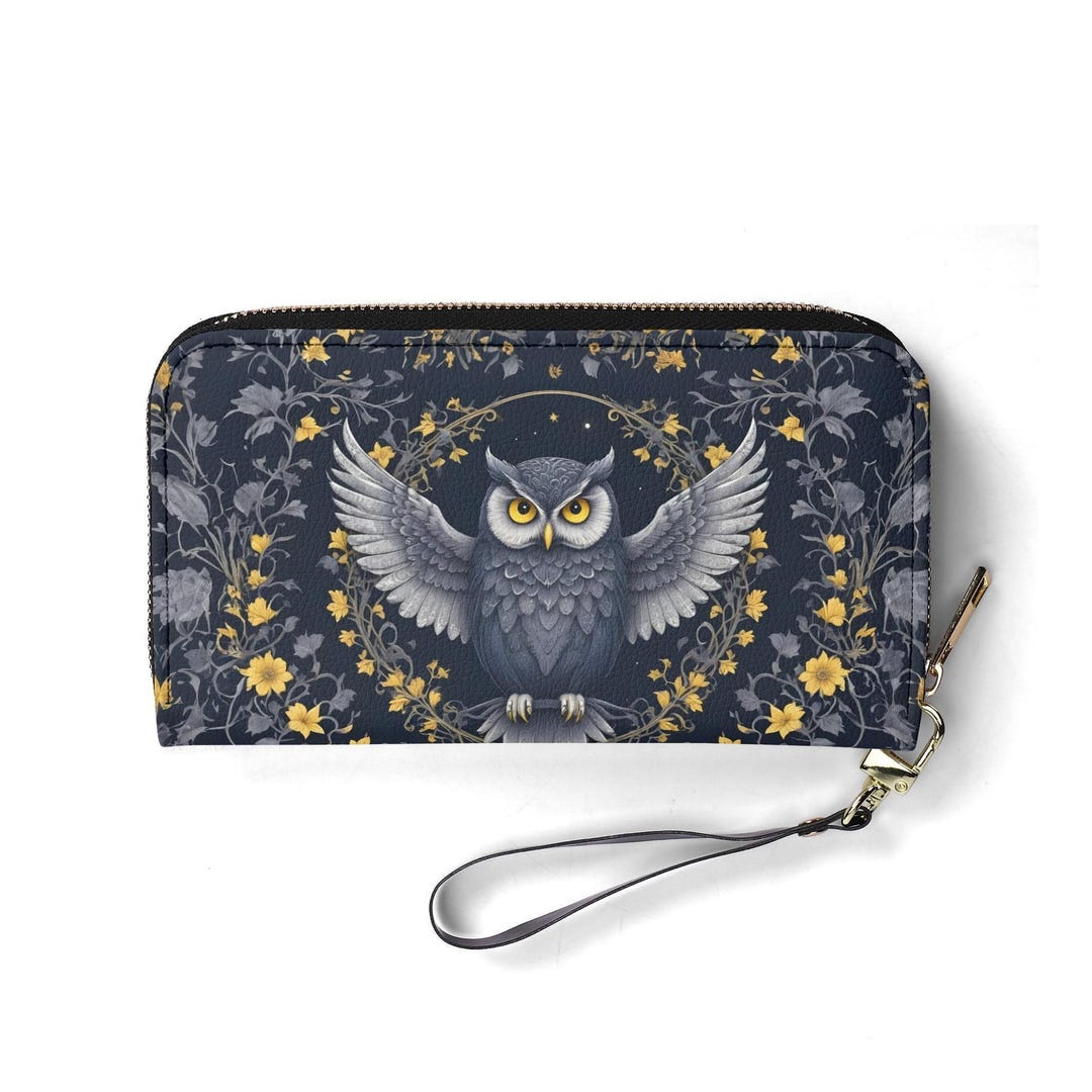 Mystical Owl Wallet – Vegan Leather Cute Wallet for Women | Unique Gift ...