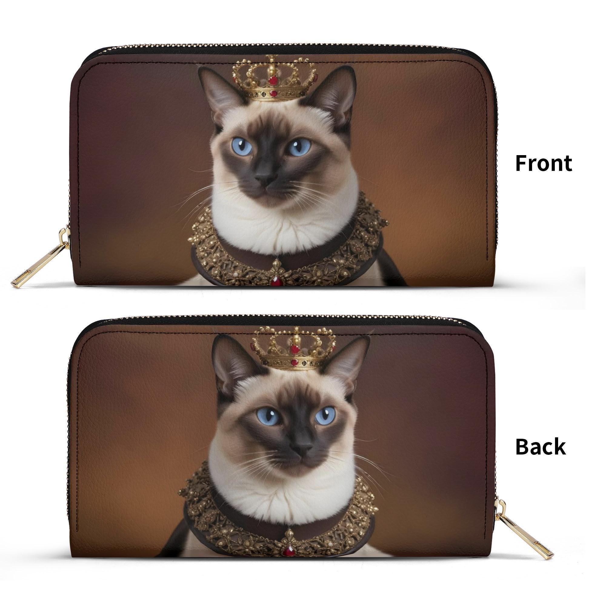 Siamese Cat Wallet – Vegan Leather Cute Wallet for Women | Unique Gift ...