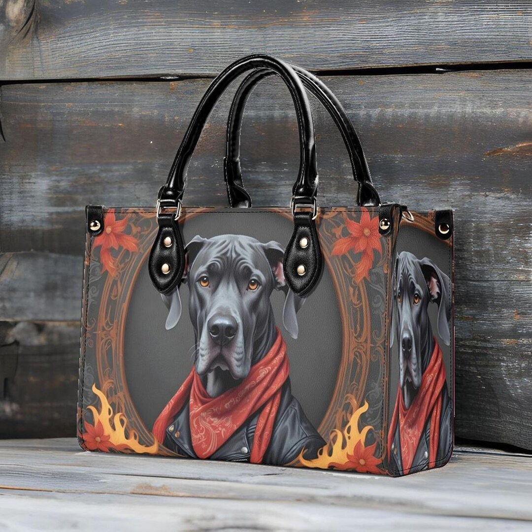 Great Dane Crossbody Bag in Leather Jacket - Stylish Vegan Leather ...