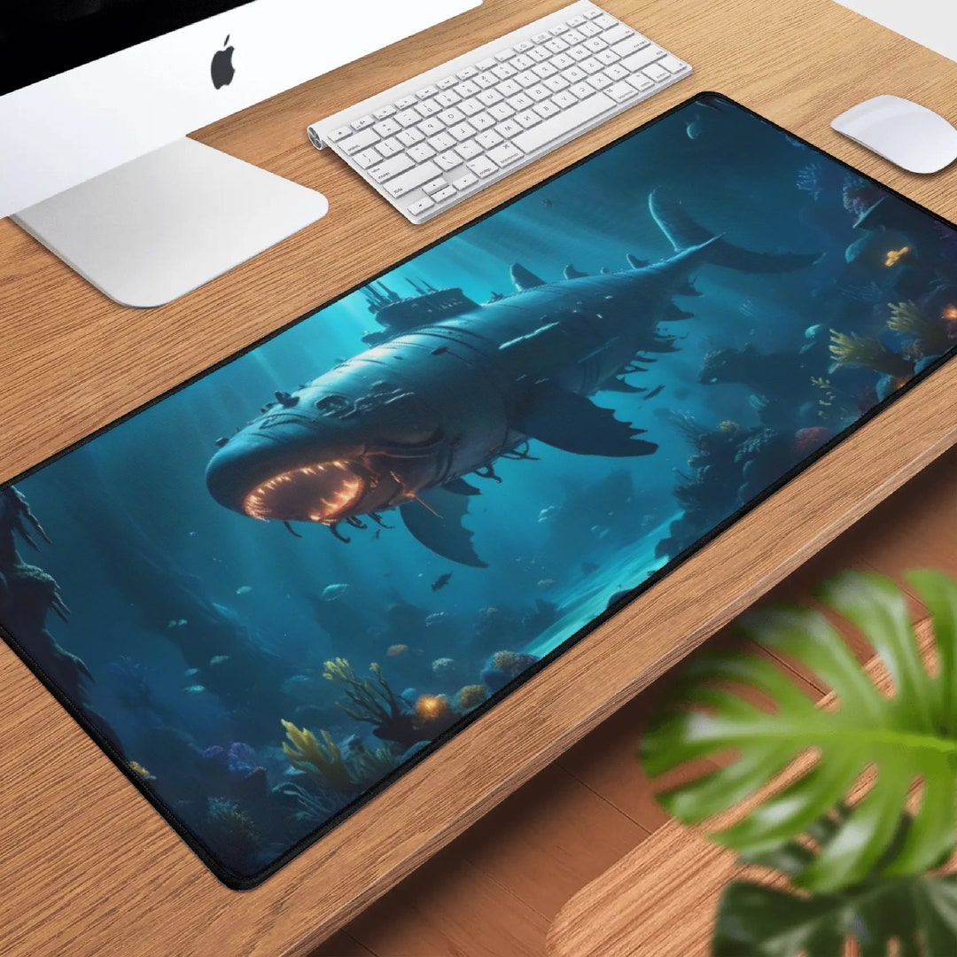 Underwater Battle Submarine Gaming Mouse Mat Pad Gamer Mouse Pad Gamer ...
