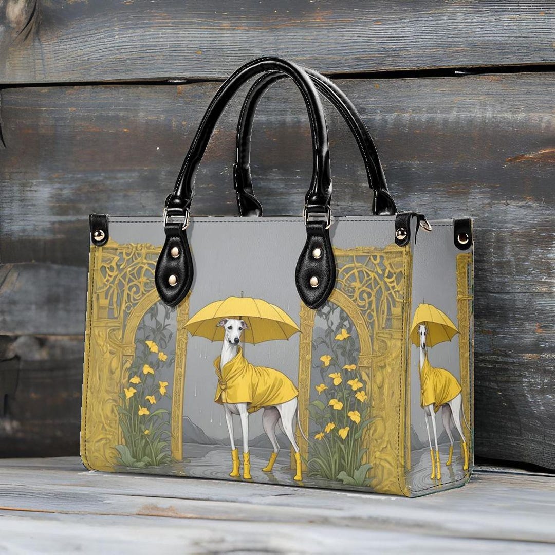 Whippet Crossbody Bag in Yellow Raincoat - Fun Vegan Leather Purse ...
