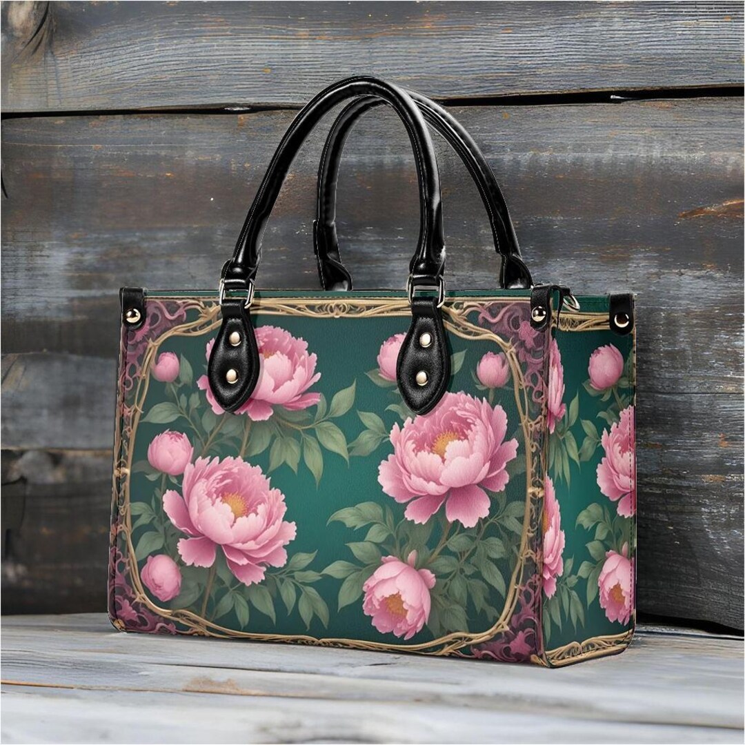 Enchanted Peonies Bag Cute Crossbody Bag Unique Purse Cute Purse ...