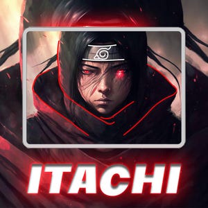 Itachi Uchiha LED Wall Art Dark and Powerful Neon Decor for Ultimate ...