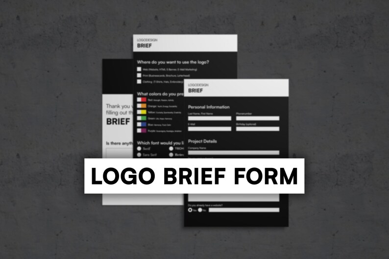Logo Brief Form - Etsy
