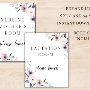 Nursing Mother Room Sign Printable, Please Do Not Disturb Sign ...