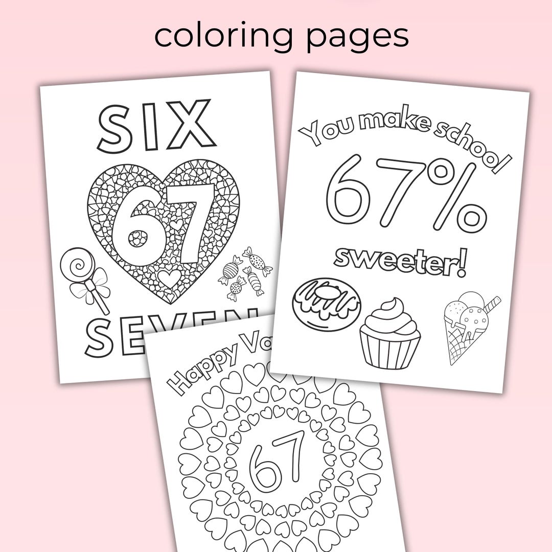 67 Valentine's Day Coloring Pages, Printable 67 Coloring Pages for Kids ...