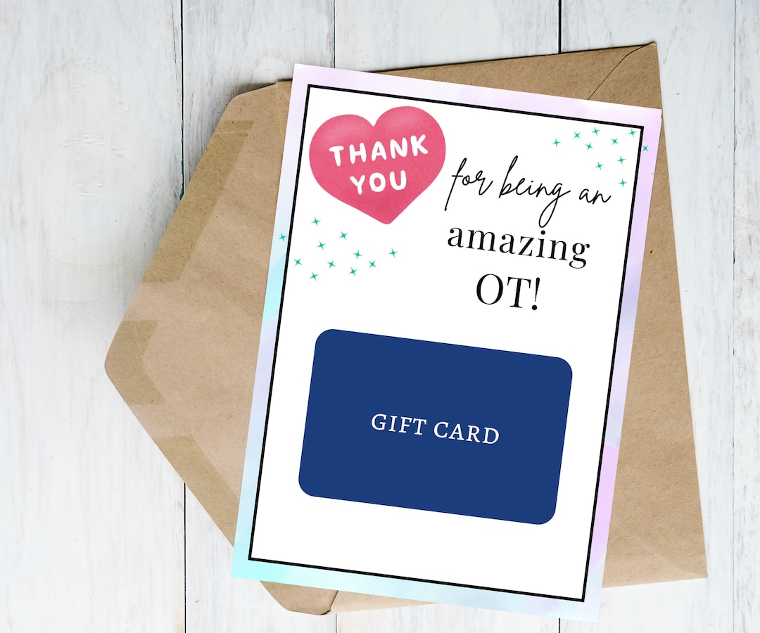 Occupational Therapy Thank You, OT Gifts, OT Week Gift, OT Month Gift ...