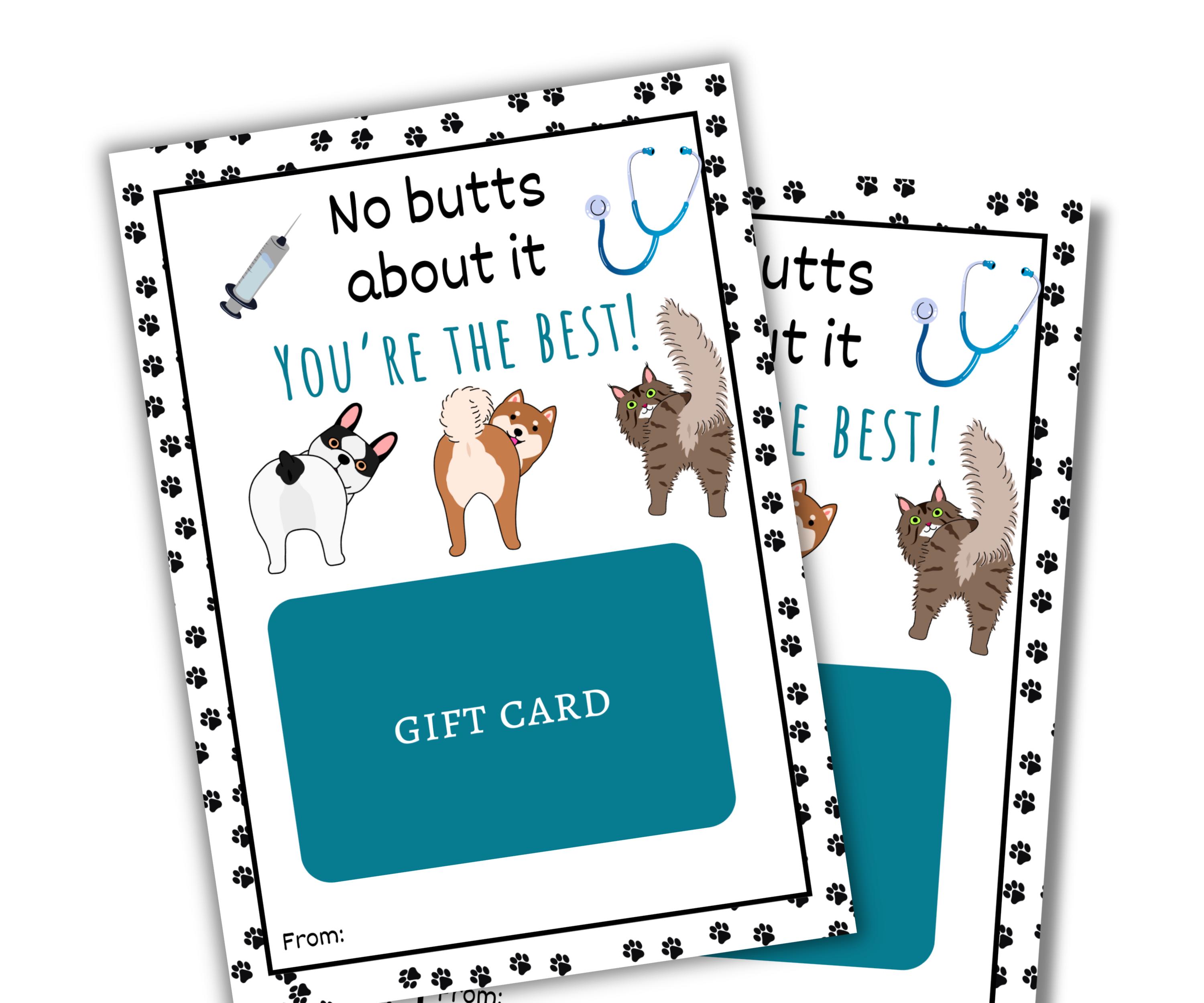 Funny Vet Tech Gift, Vet Thank You Card, Gift for Veterinary Technician ...