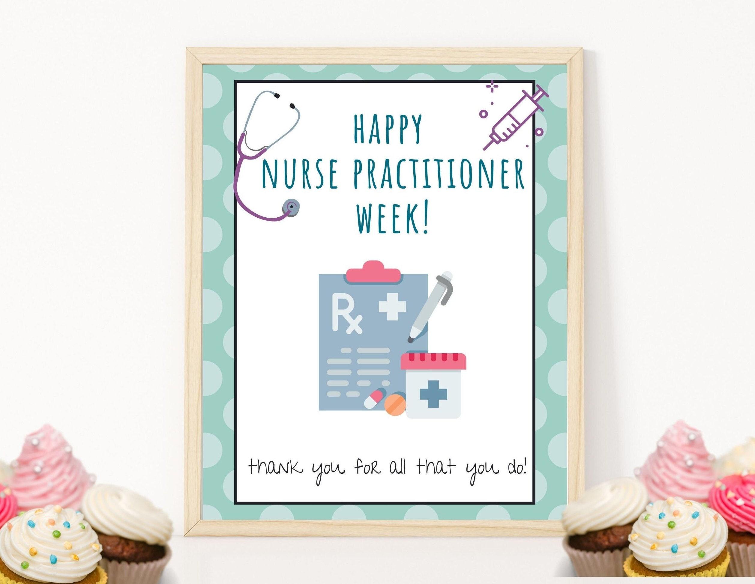 Happy Nurse Practitioner Week Sign, Printable Np Week Banner, NP Week ...
