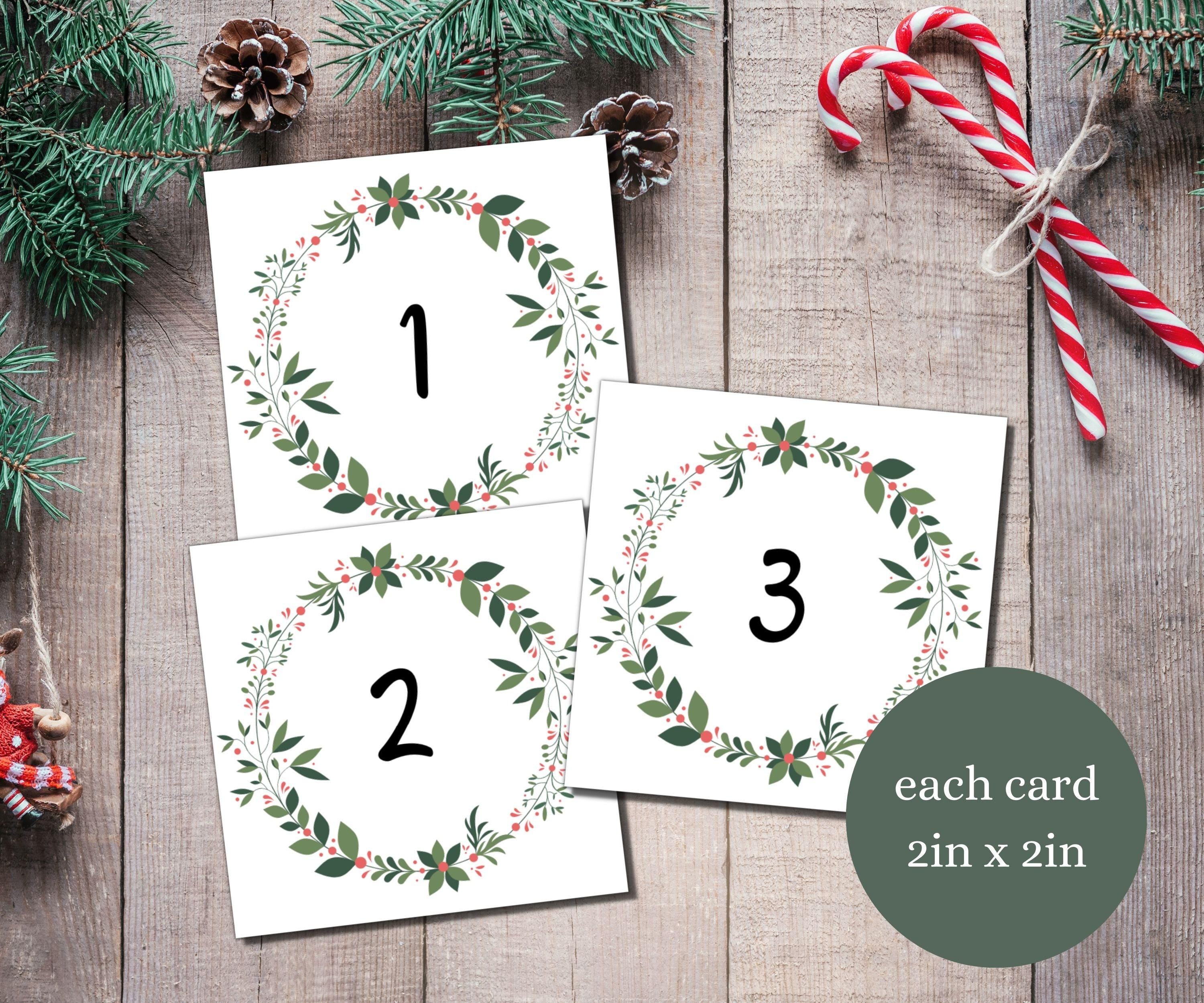 White Elephant Numbers, Gift Exchange Numbers Printable, Yankee Swap ...