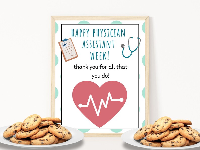 PA Week Sign, Physician Assistant Week Banner, Pa Week Decorations ...