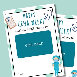 CRNA Appreciation Week Gift, CRNA Week Gift, Anesthesia Tech Week Gift ...