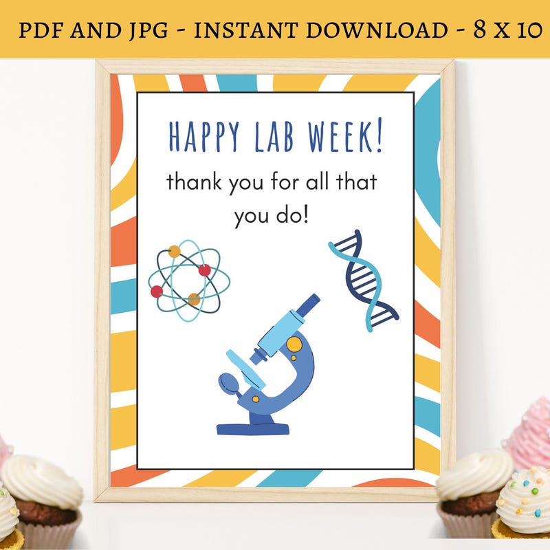 Happy Lab Week Banner - Etsy
