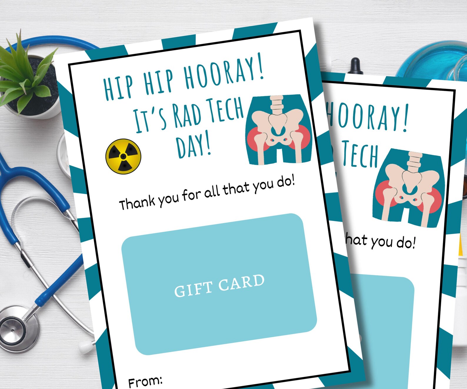 Rad Tech Week Gift, X Ray Tech Week Gift, Gift Card Holder, Rad Tech ...