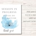 Session in Progress Door Sign Printable, Yoga Studio Sign, Please Do ...