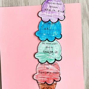 Printable Mother's Day Craft for Kids, Printable Mothers Day Gift, All ...