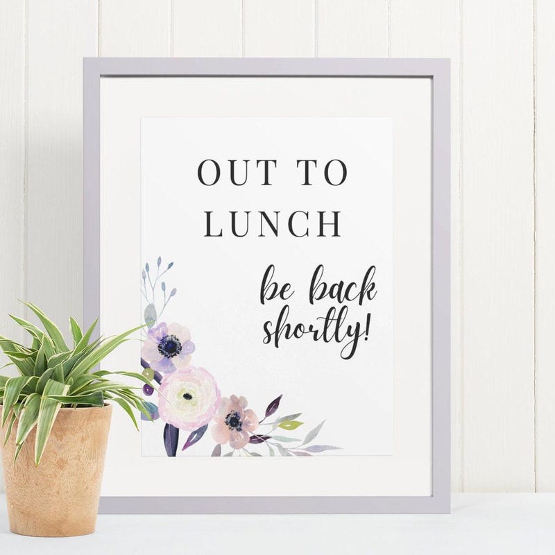 On a Break Sign - Etsy