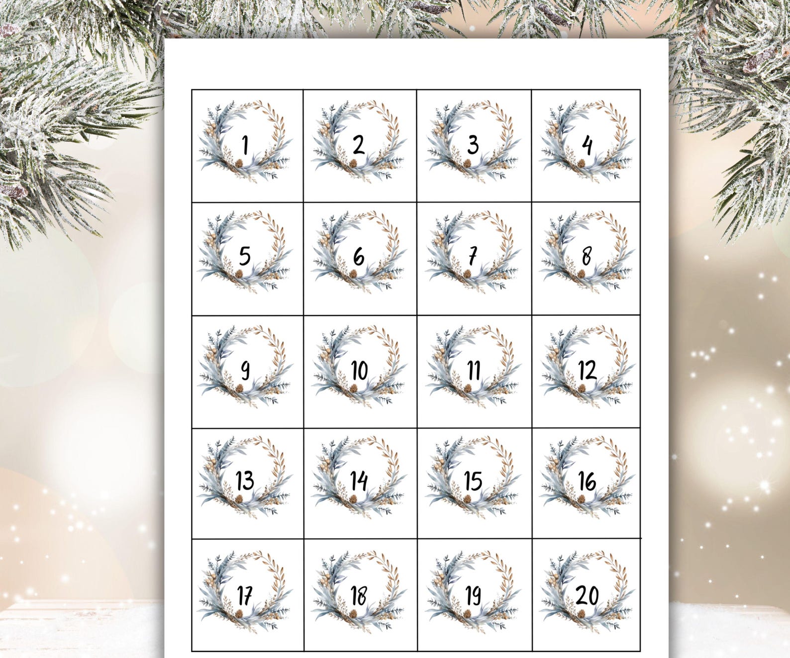 White Elephant Numbers, Printable Gift Exchange Numbers, Yankee Swap ...