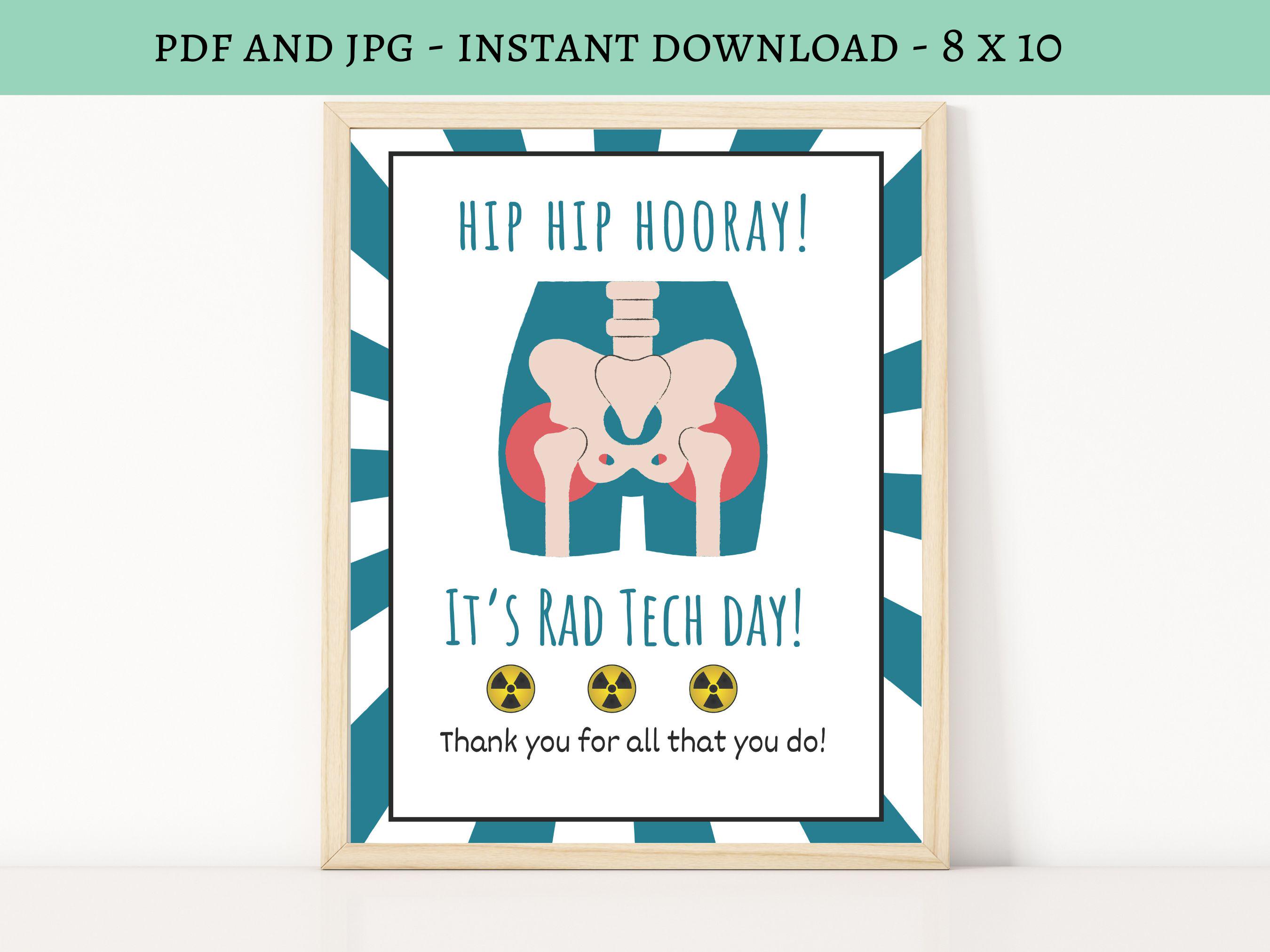 Printable Rad Tech Week Banner, Rad Tech Week Sign, Radiology Tech ...