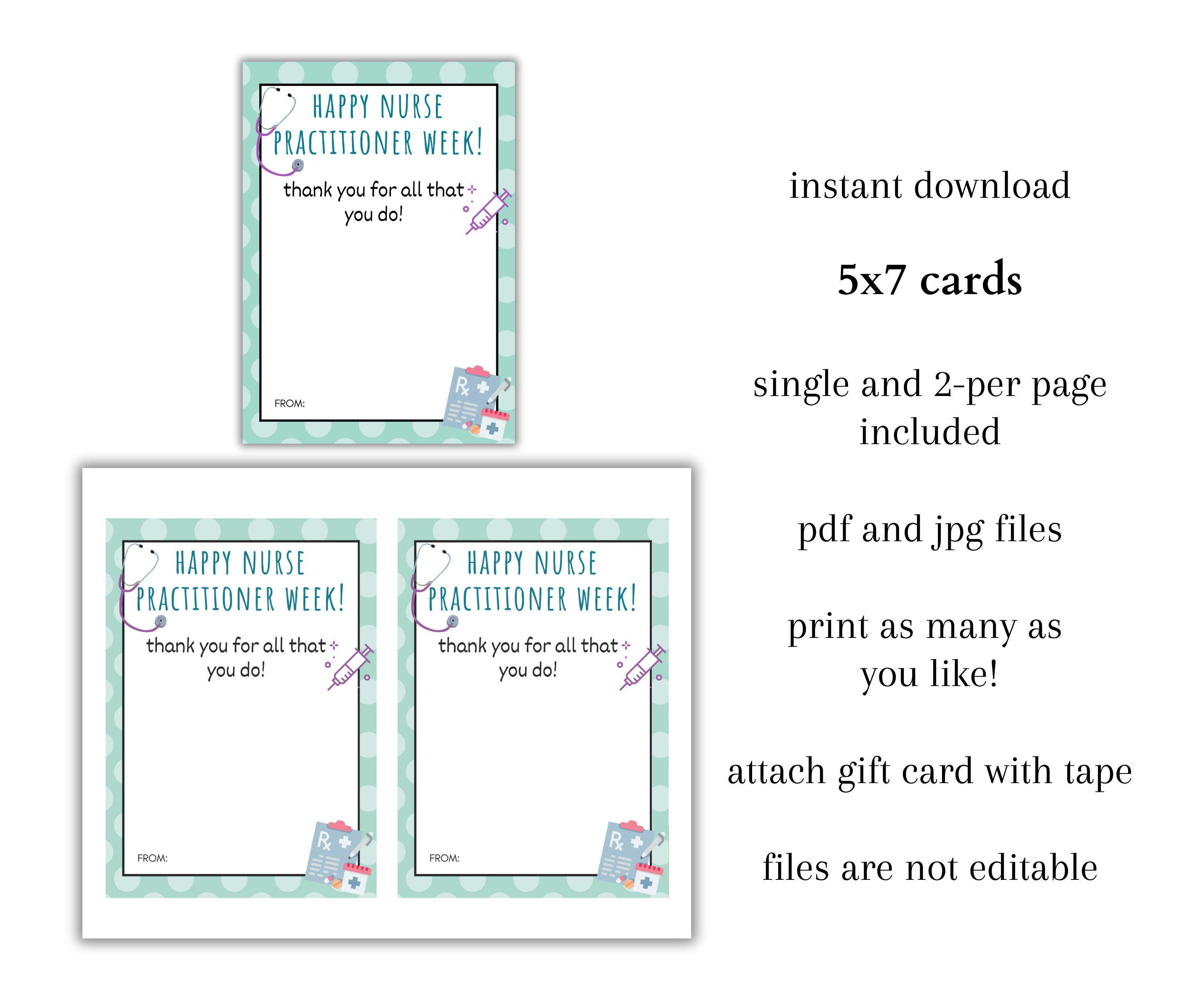 Nurse Practitioner Week Gift, Gift Card Holder, NP Appreciation, NP ...