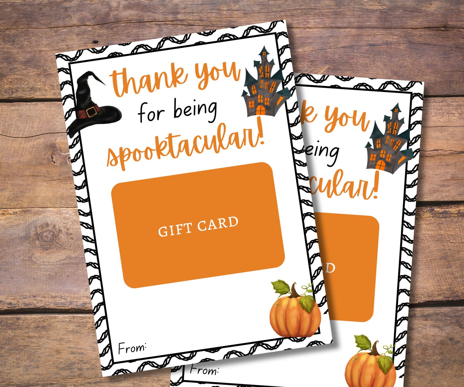 Halloween Gift Card Holder, Halloween Gift for Teacher, Staff ...