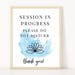Session in Progress Door Sign Printable, Yoga Studio Sign, Please Do ...