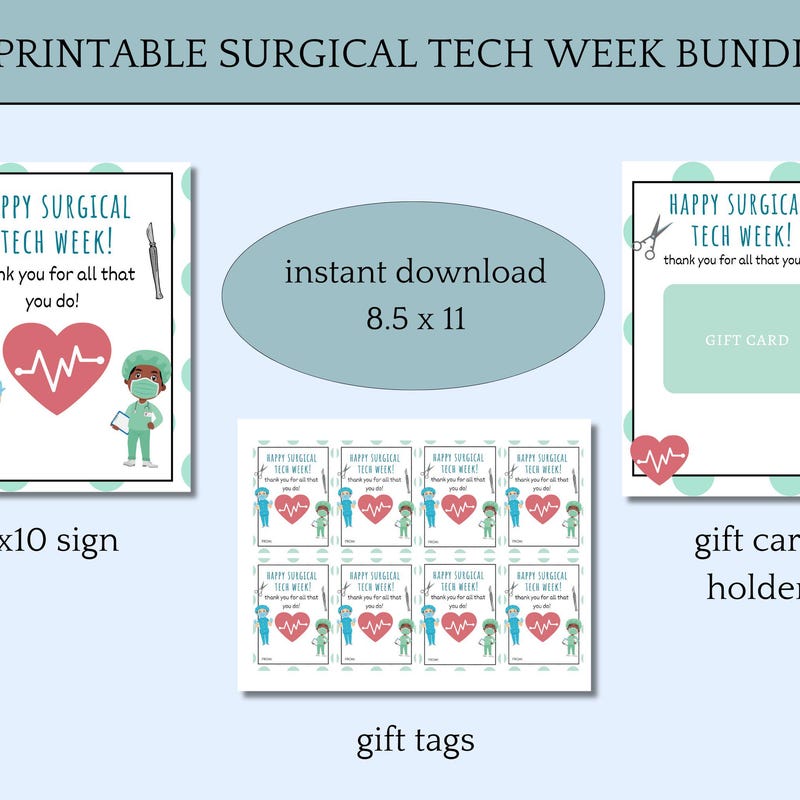 Happy Surgical Tech Week Banner - Etsy