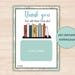 Librarian Thank You Gift, School Librarian, Librarian Appreciation Week ...