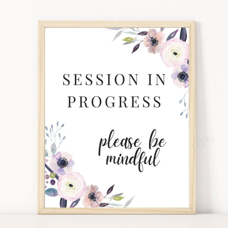 In Session Sign - Etsy
