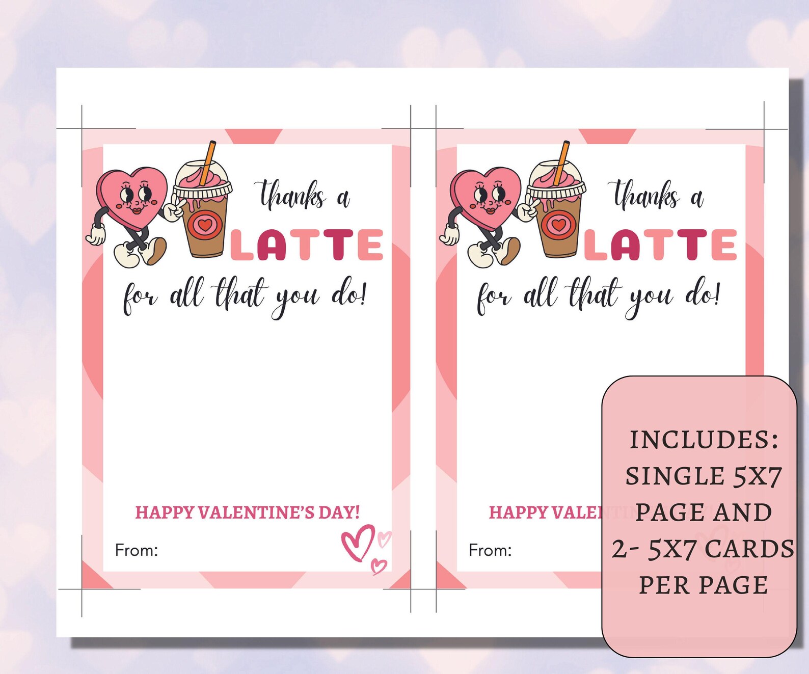 Teacher Valentine Gift Card Holder, Coffee Gift Card Holder, Coworker ...