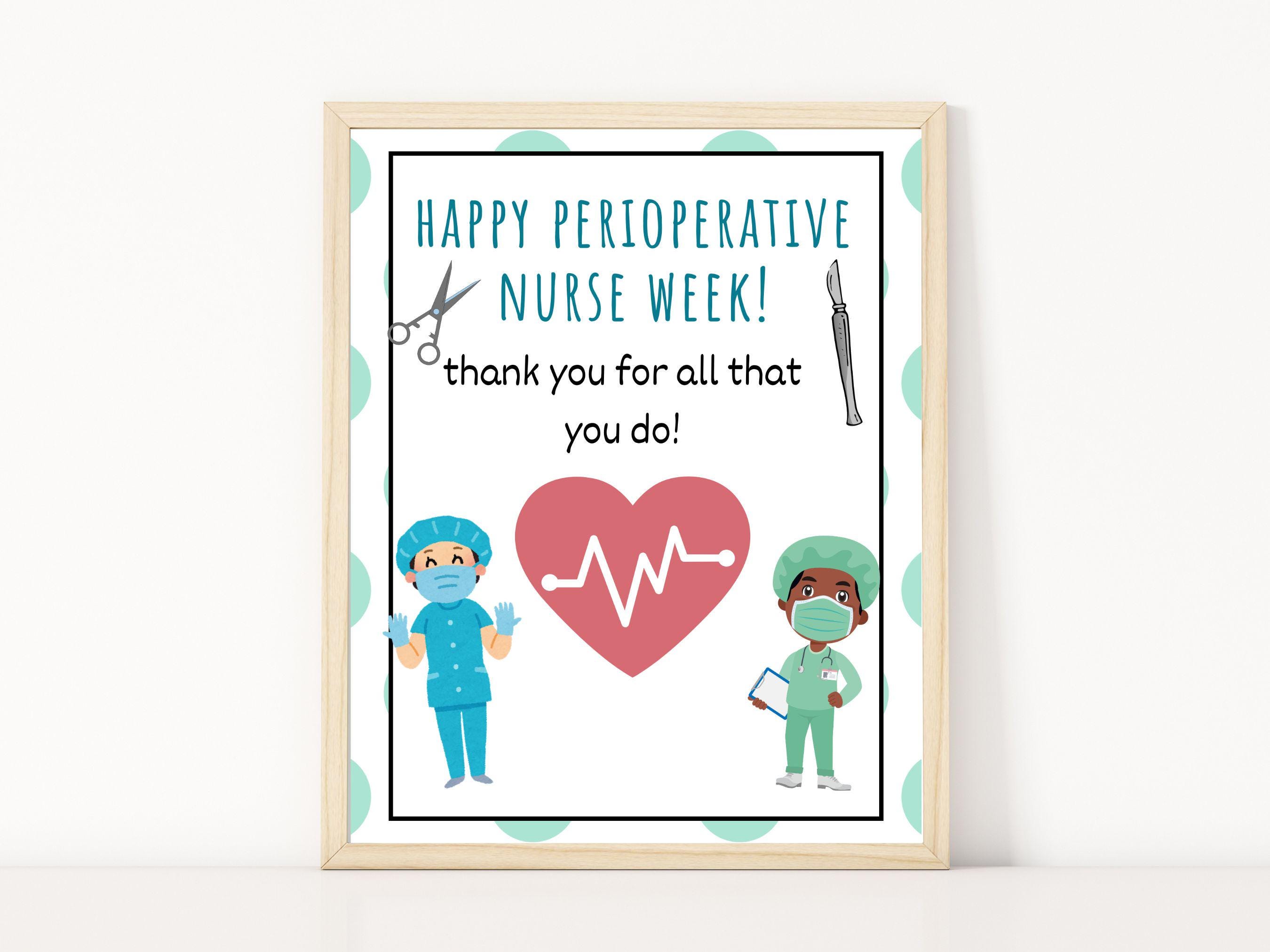 Perioperative Nurse Week Sign, Periop Nurse Week Banner, Nurse Week ...