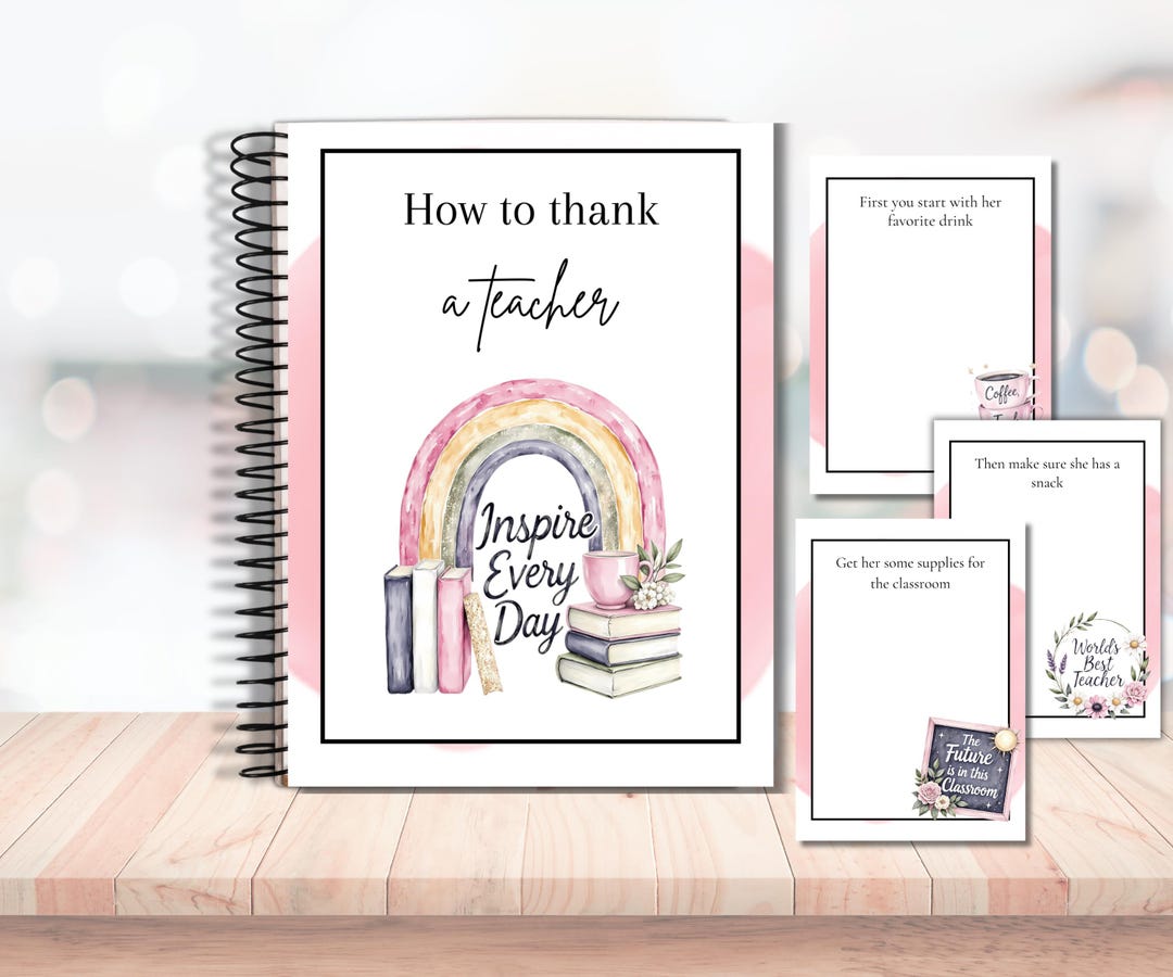 Teacher Appreciation Gift Card Book, Teacher Appreciation Gift Card ...