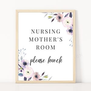 Nursing Mother Room Sign Printable, Please Do Not Disturb Sign ...