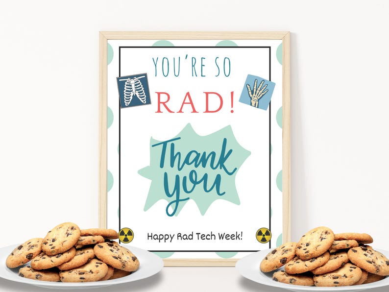Xray Tech Week Banner, Printable Rad Tech Week Sign, Radiologic Tech ...
