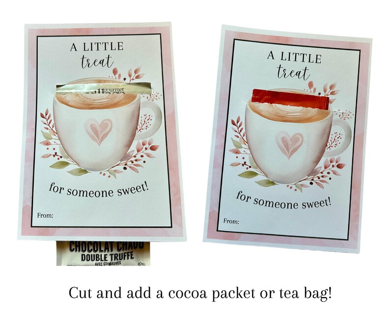 Valentines Day Hot Cocoa, Hot Chocolate Gift, Teacher Valentine Gift ...