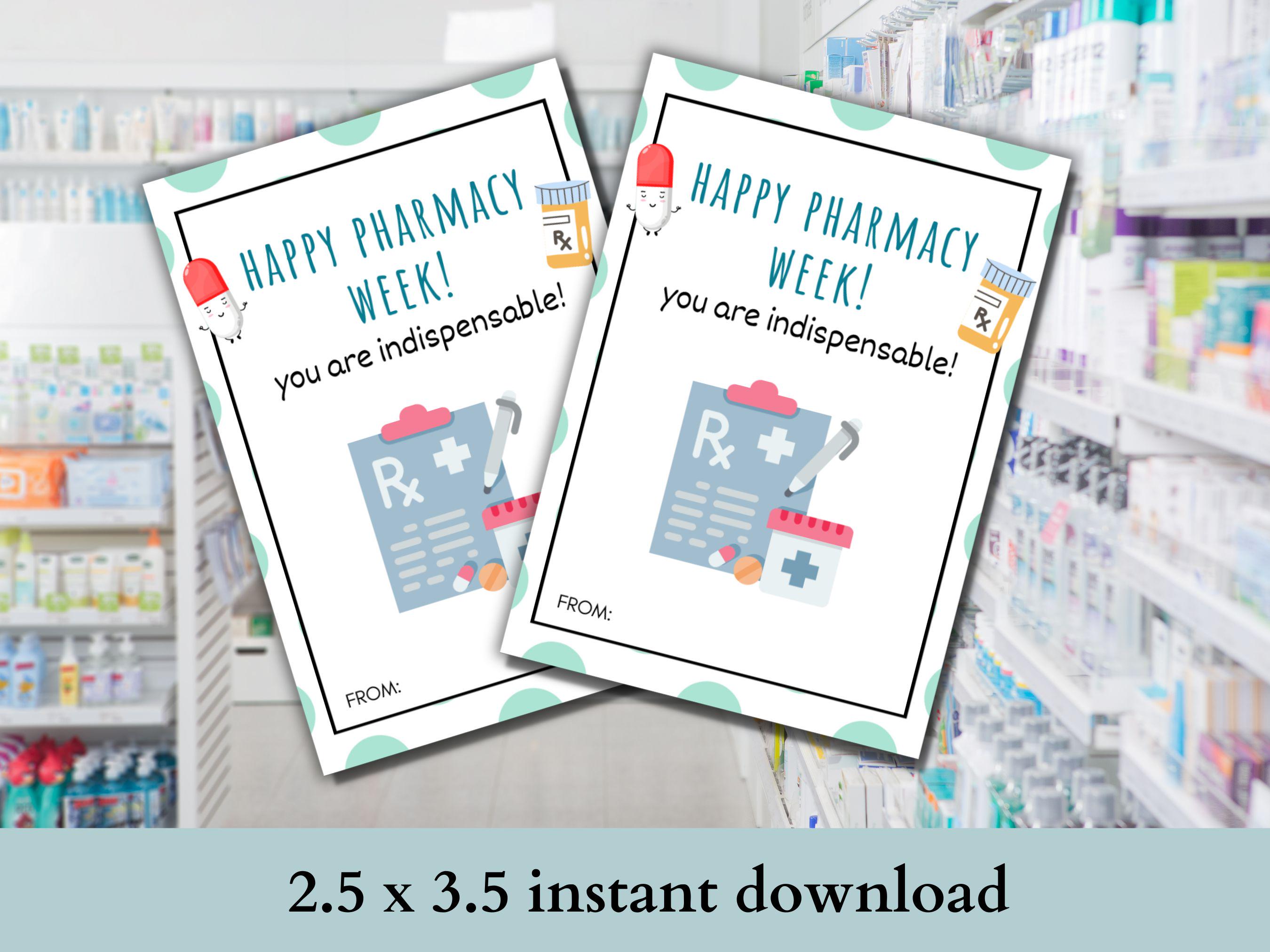 Pharmacy Week Gift Tag, Pharmacy Tech Gift, Pharmacy Appreciation Week ...